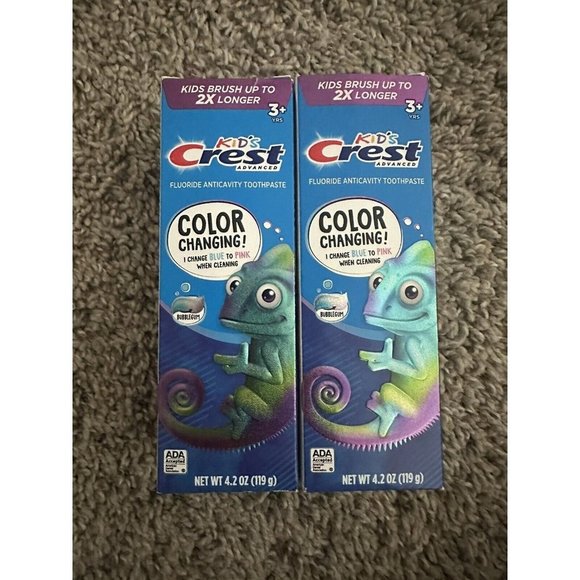 Crest | Bath, Skin & Hair | 2crest Adv Kids Toothpaste Bubblegum Flavor ...